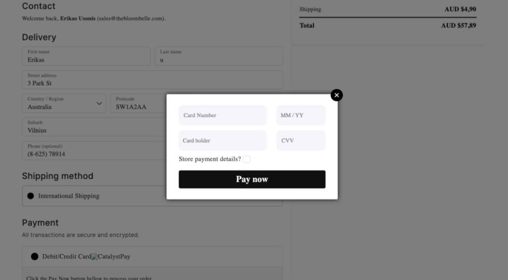 Catalystpay Payment Gateway FIX - I WP Dev