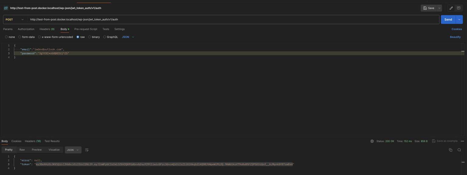 Jwt Token Authentication In Wordpress Rest Api I Wp Dev